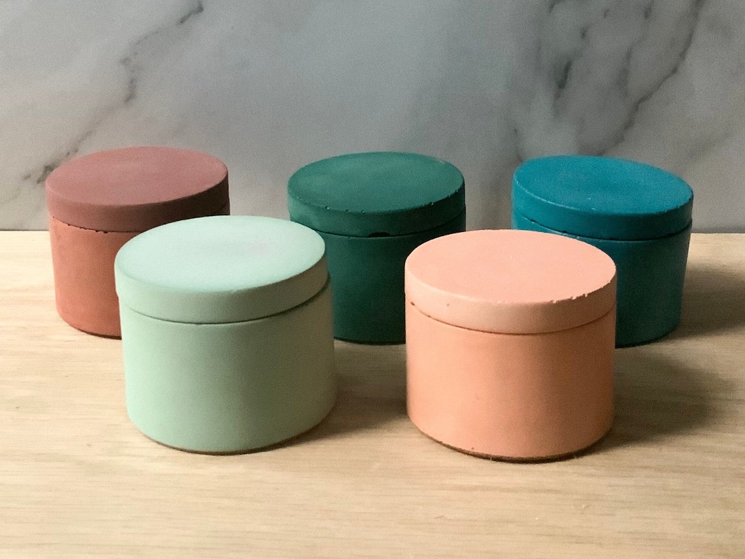 Versatile Gypsum Cement Pinch Pot for Kitchen Storage and Decor - Etsy