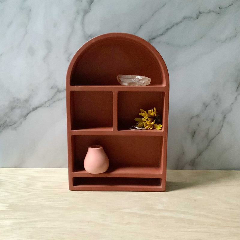 Modern Wall Curio Shelf - Etsy