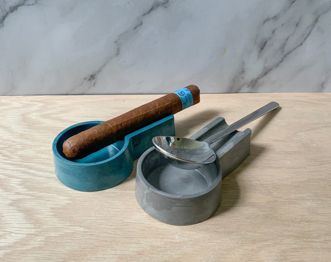 Concrete Cigar Ashtray Concrete Spoon Rest Gift for Him - Etsy