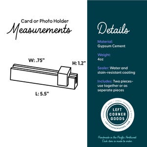 Modern Terrazzo Concrete Display Stand: Versatile Holder for Photos ...