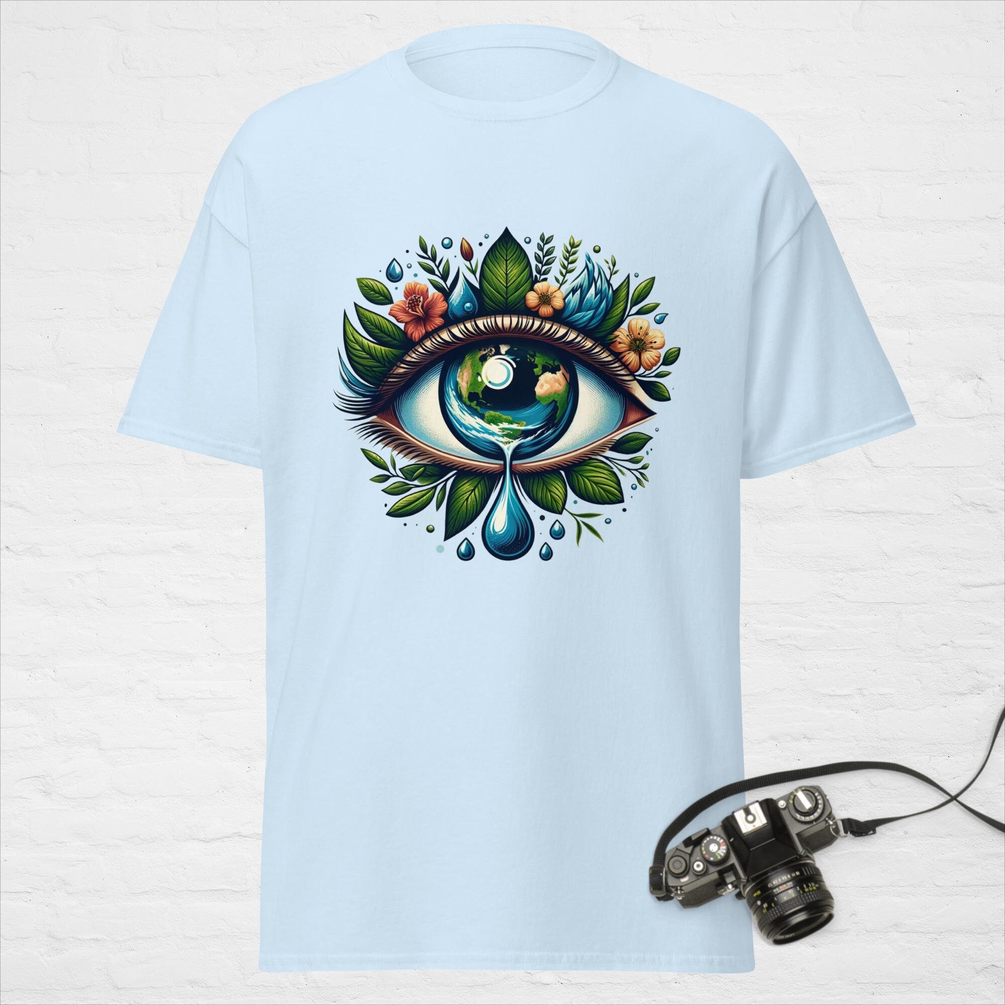Eco-spirit Eye T-shirt Nature's Vision Graphic Tee Earth Inspired Eye ...