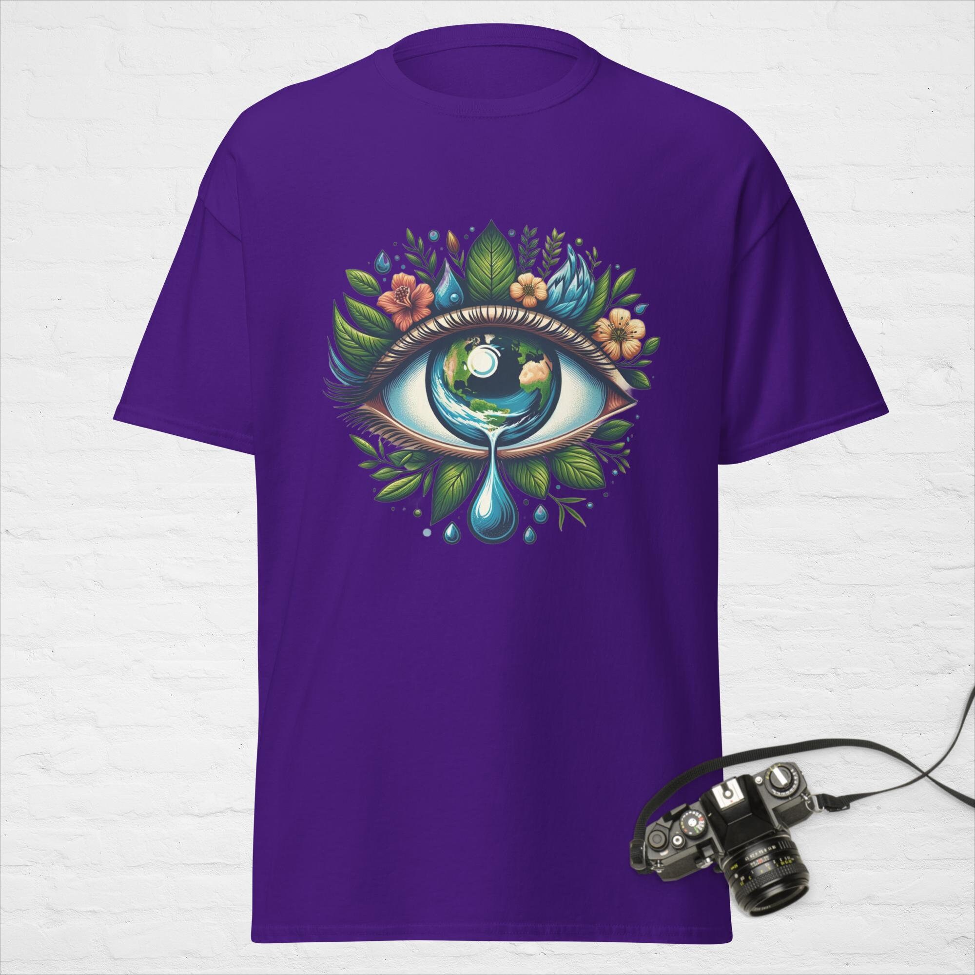 Eco-spirit Eye T-shirt Nature's Vision Graphic Tee Earth Inspired Eye ...