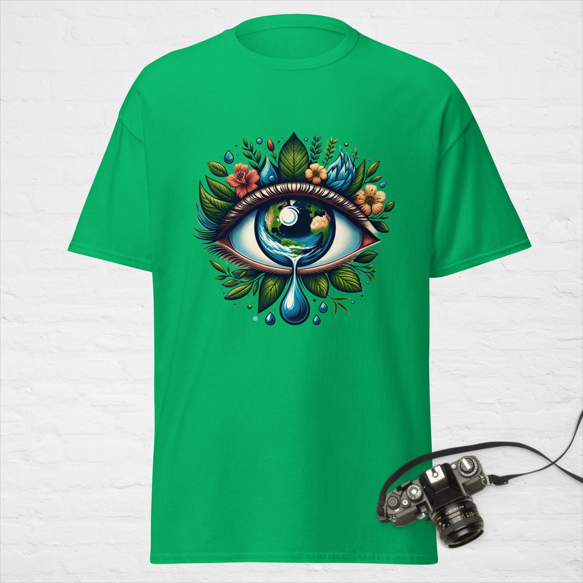 Eco-spirit Eye T-shirt - Nature's Vision Graphic Tee - Earth Inspired ...