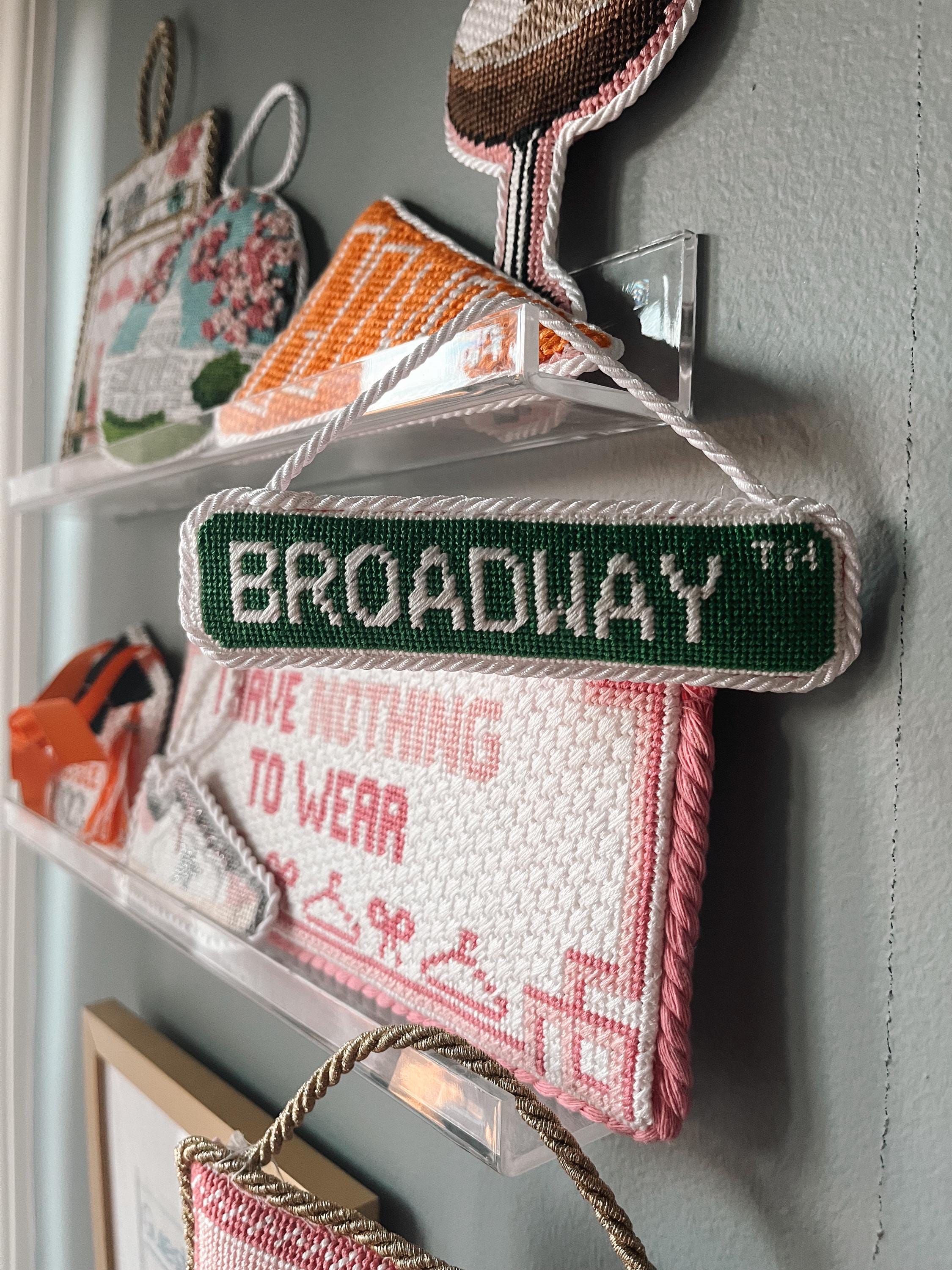 CUSTOM | Street Sign Needlepoint Canvas - Etsy