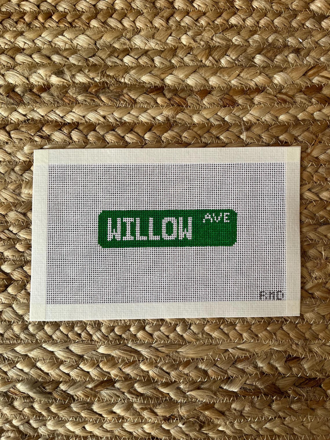 CUSTOM | Street Sign Needlepoint Canvas - Etsy
