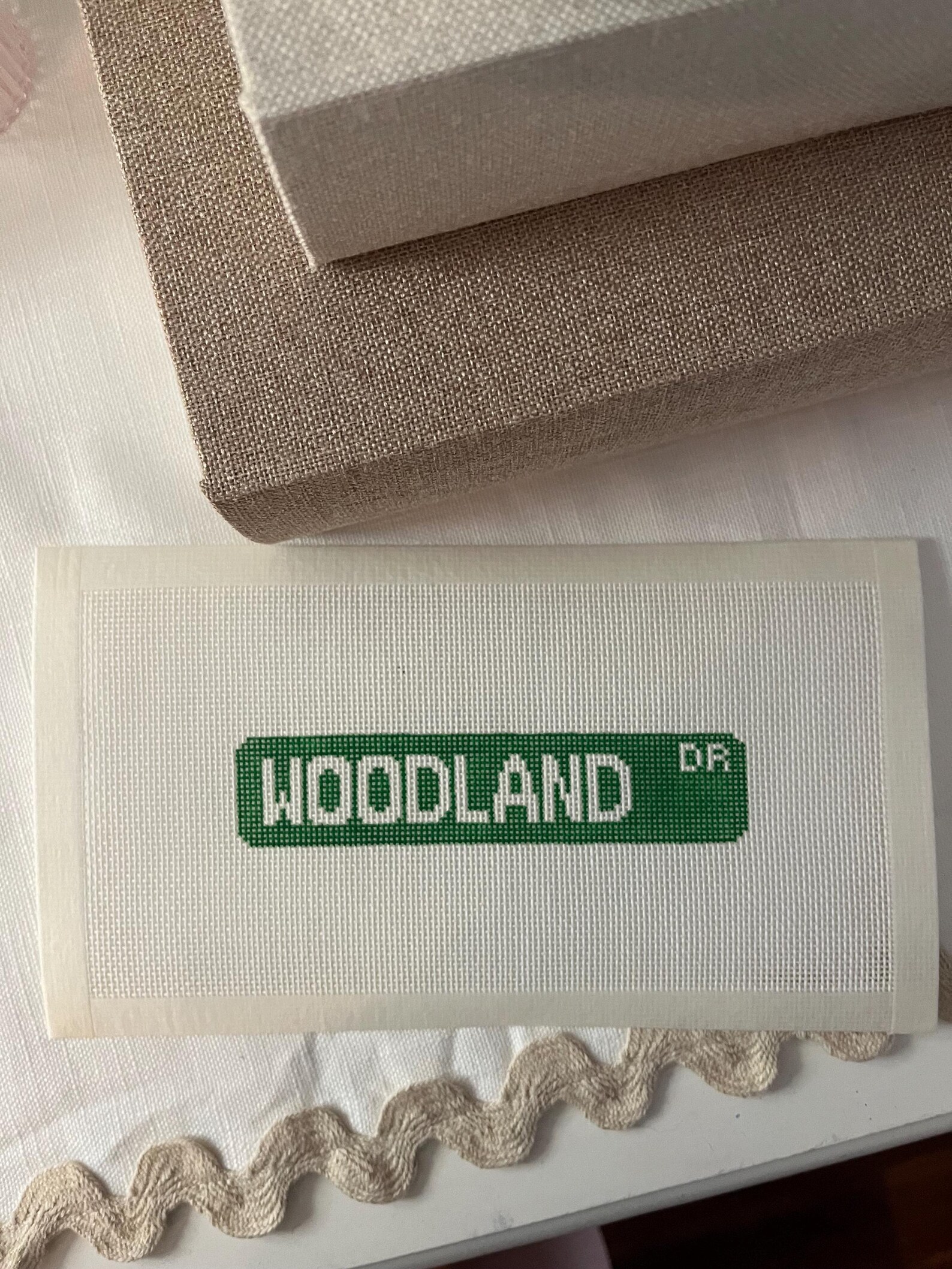 CUSTOM | Street Sign Needlepoint Canvas - Etsy