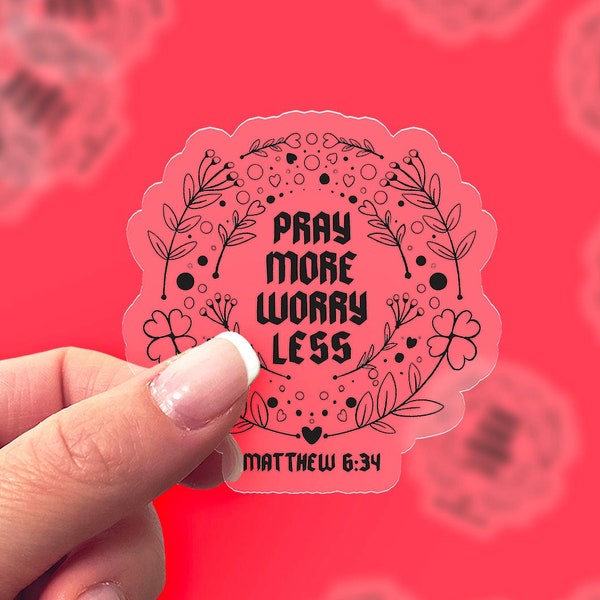 Catholic Clear Stickers - Etsy