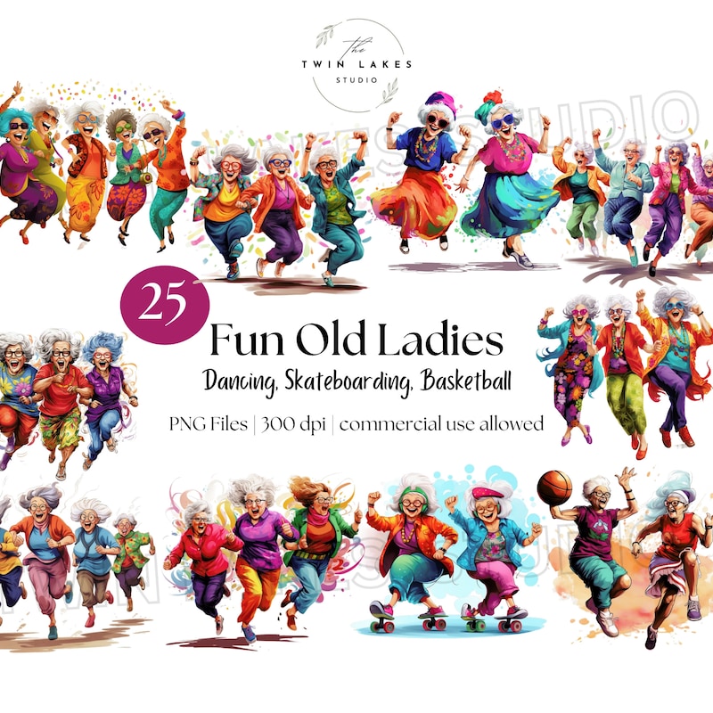 6 Old Ladies - Etsy