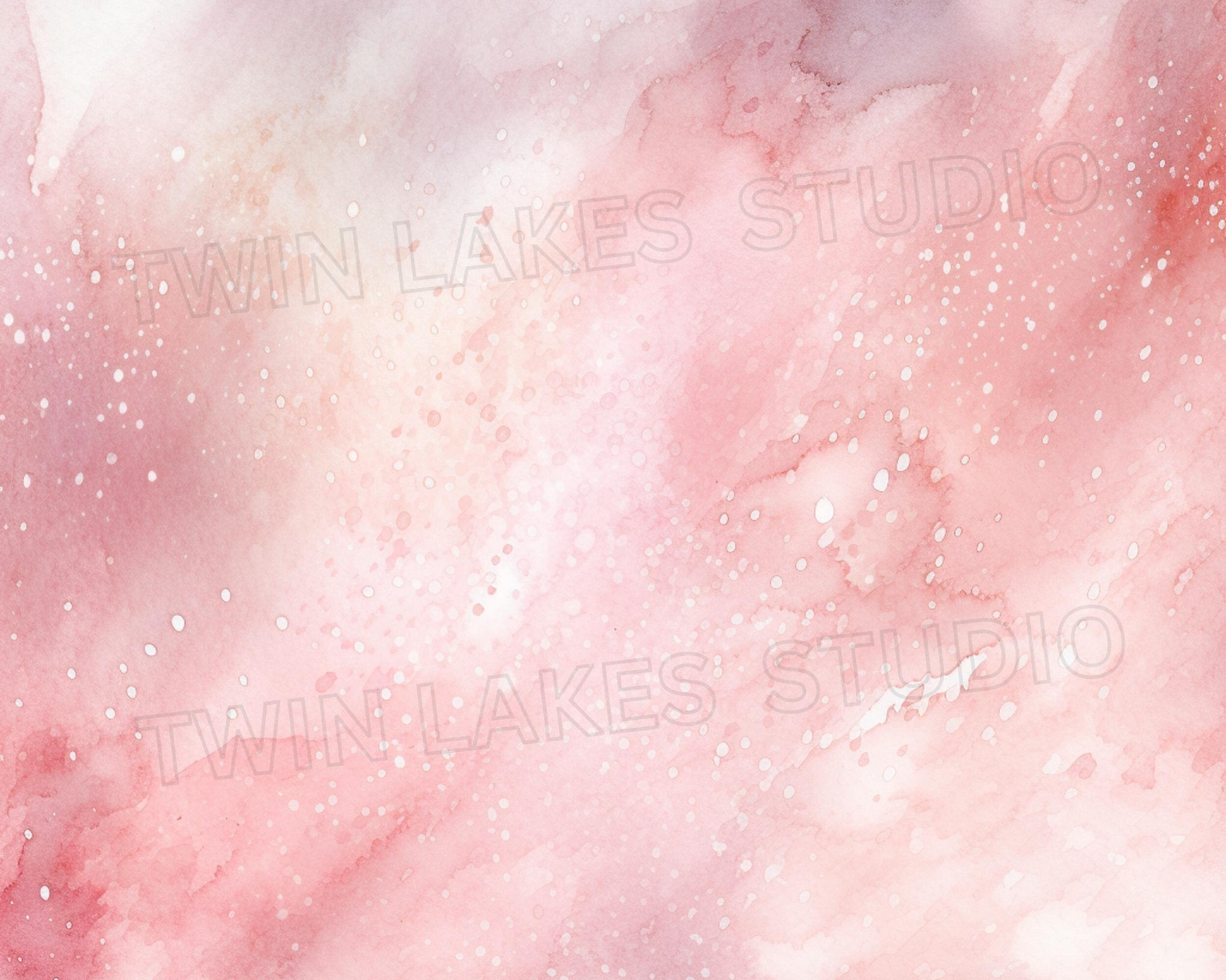 Watercolor Pink Abstract Background, Muted Pink Background Paper ...