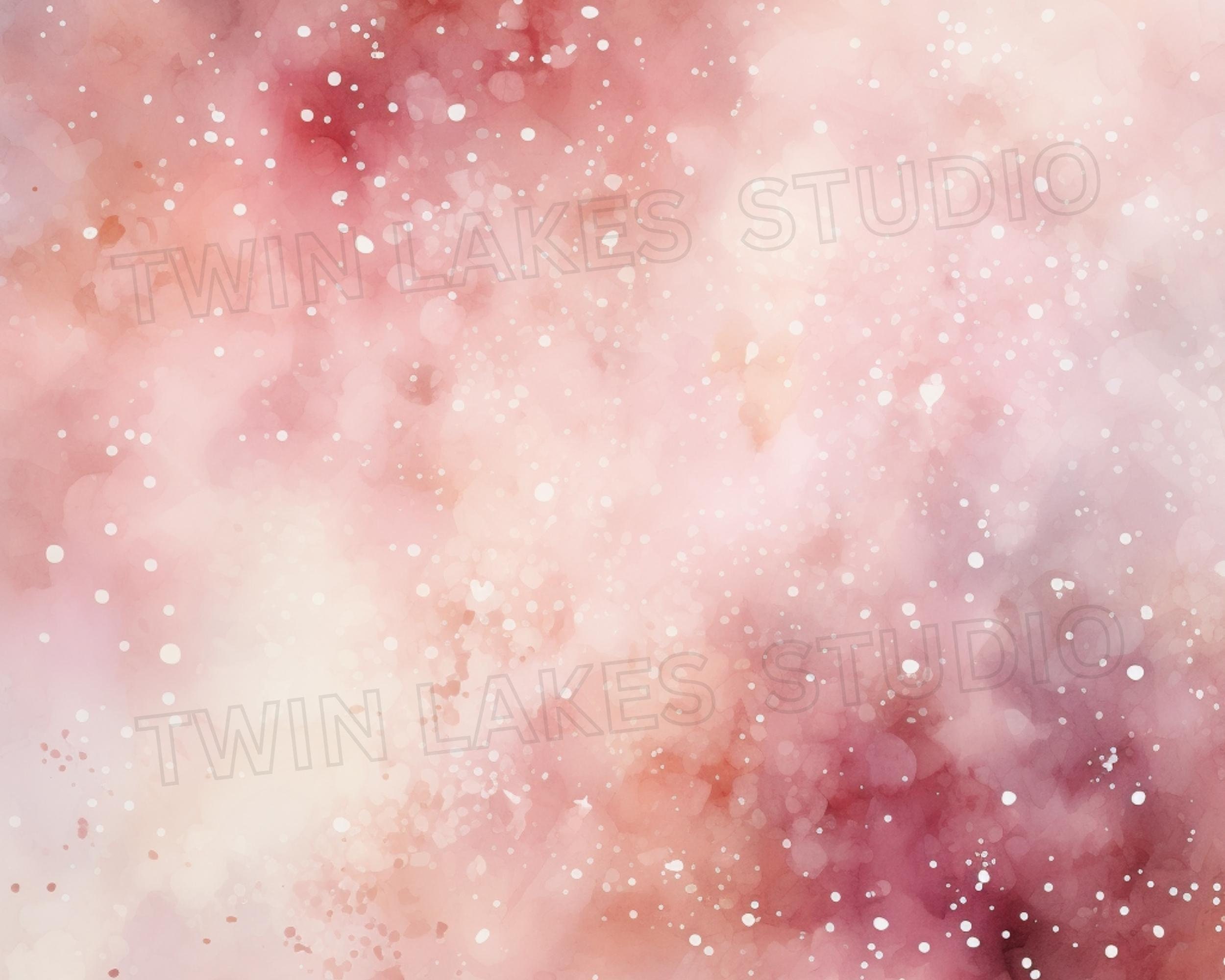 Watercolor Pink Abstract Background, Muted Pink Background Paper ...