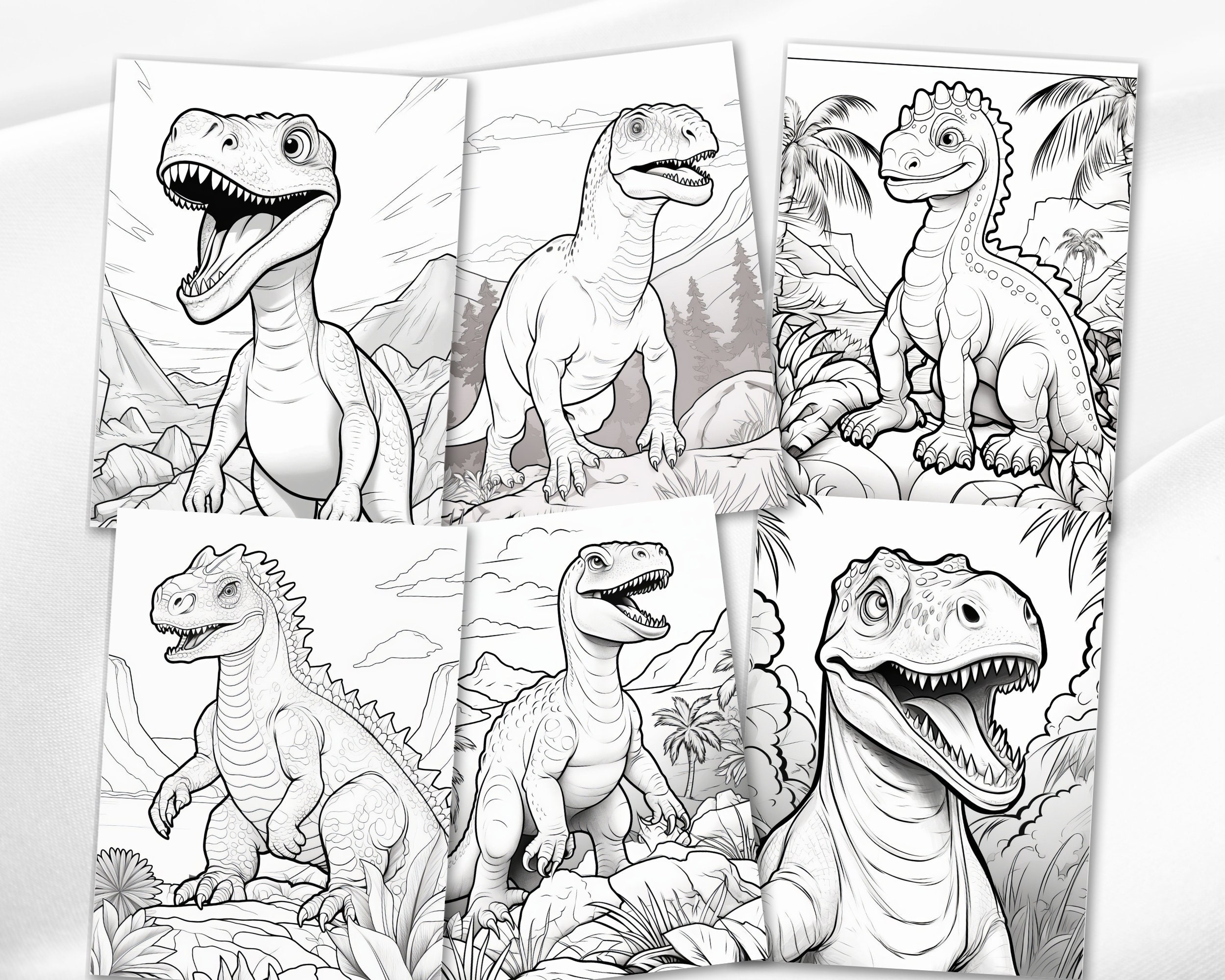 20 Dinosaurs Coloring Pages Printable Coloring Sheets Dinosaurs ...