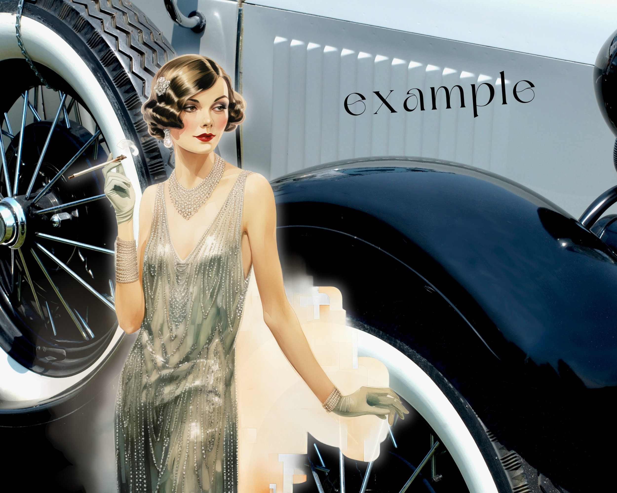 Flapper Girls Roaring 20s Vintage Flapper Girls Clipart Digital ...