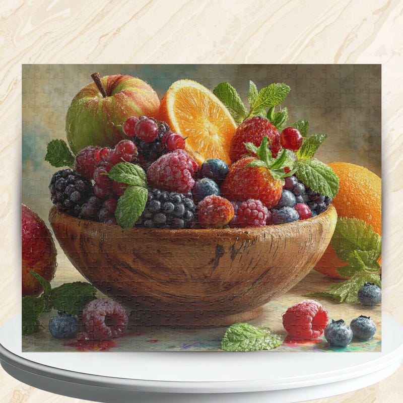 Fruit Jigsaw Puzzle - Etsy