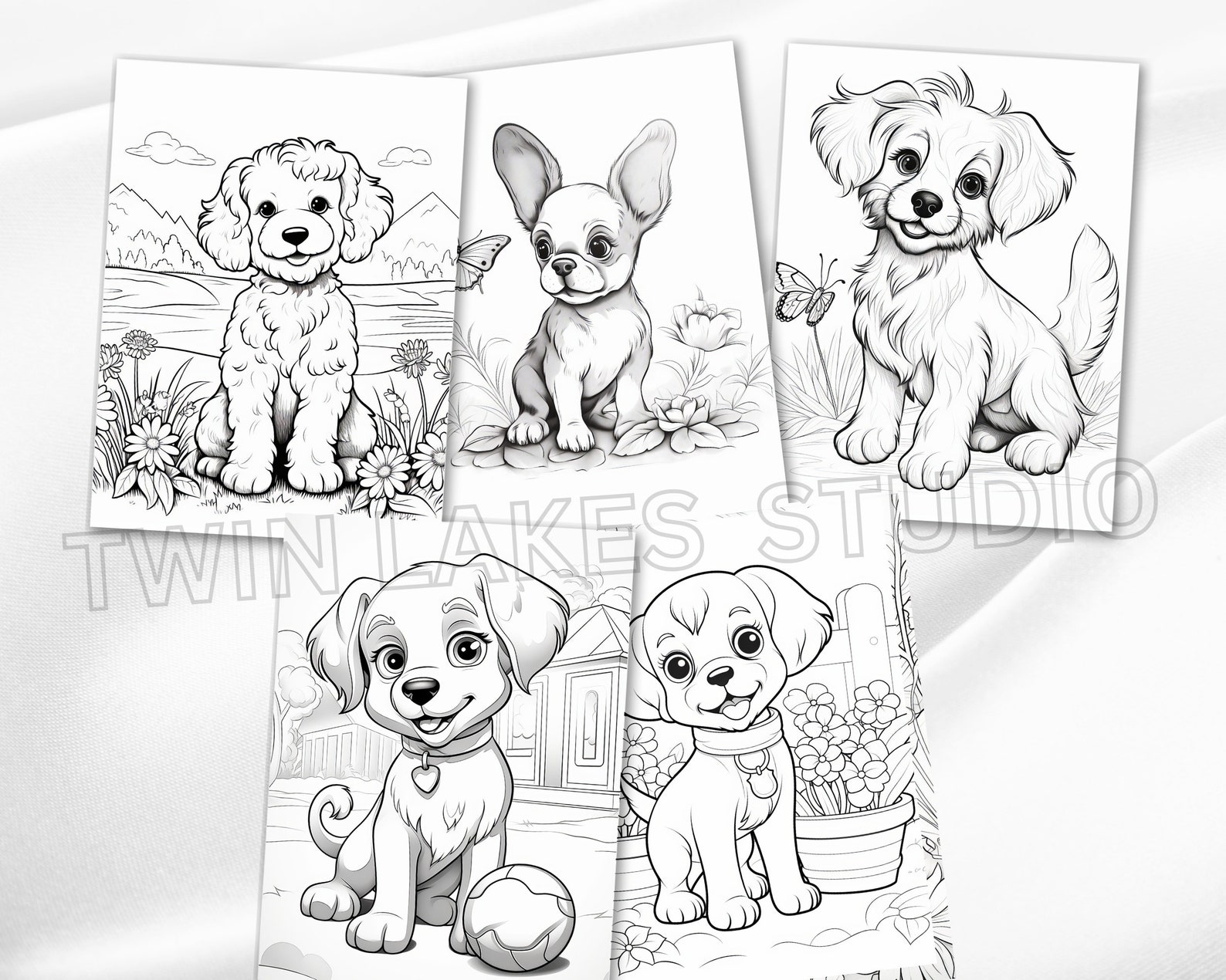29 Cute Puppies Coloring Pages for Kids Puppies Coloring Sheets Cute ...