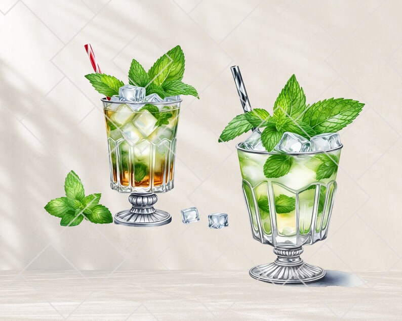 Mint Julep Clipart | Southern Drink | Southern Cocktail | Mint Juleps ...