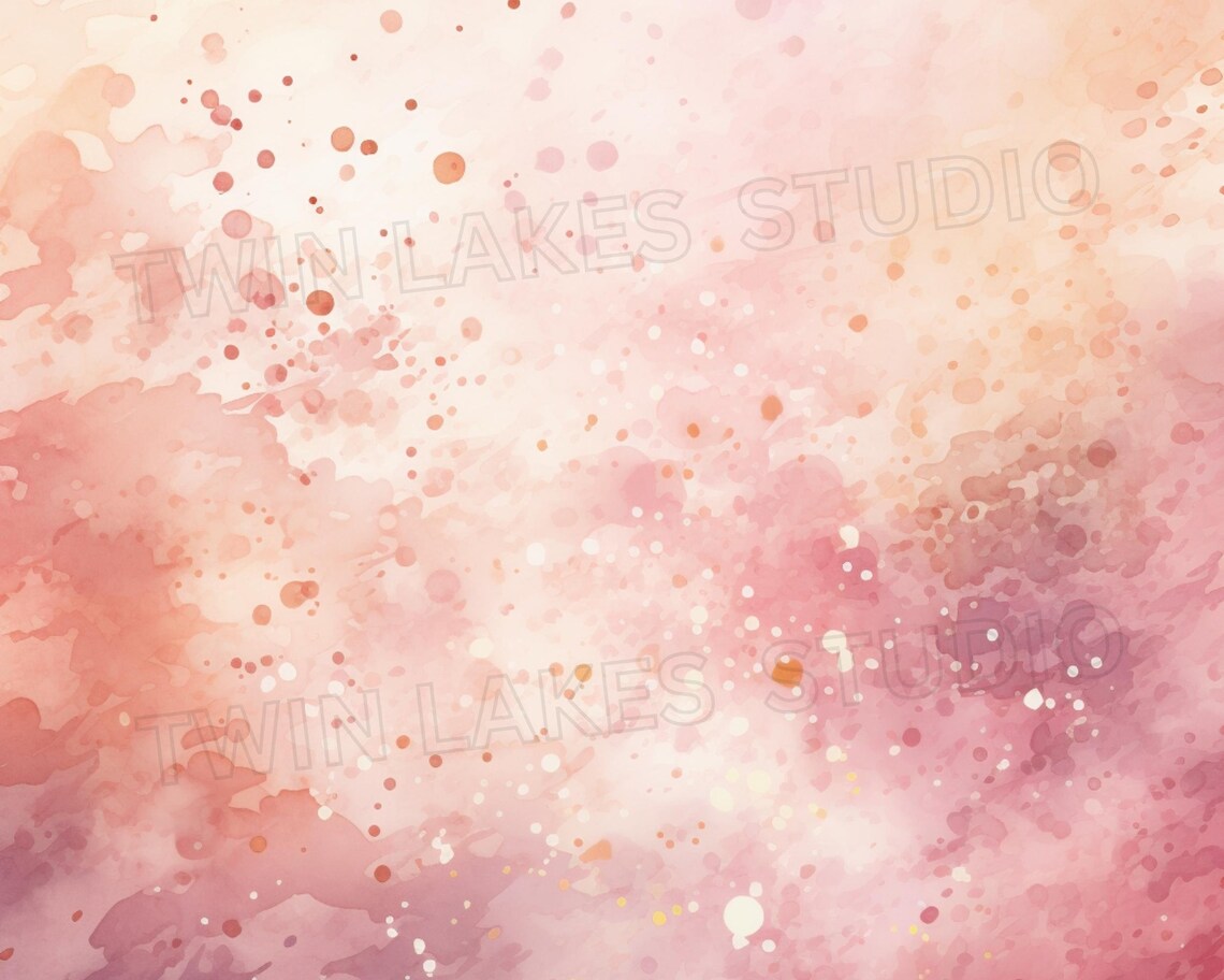 Watercolor Pink Abstract Background, Muted Pink Background Paper ...