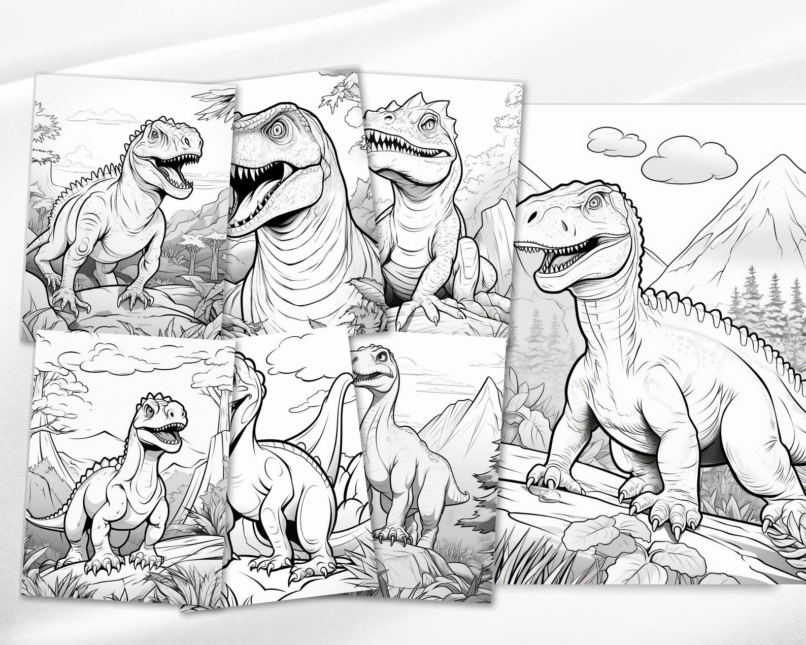 20 Dinosaurs Coloring Pages Printable Coloring Sheets Dinosaurs ...