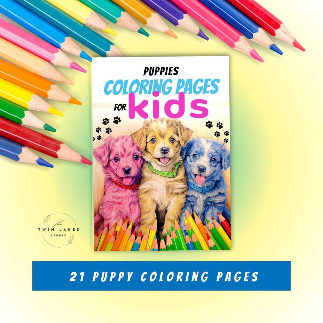 Kids Puppies Coloring Pages, Printable Puppies Coloring Sheets ...