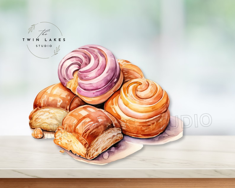 Pan Dulce Pastries - Sweetbread - Mexican Pastries - Clipart - Digital ...