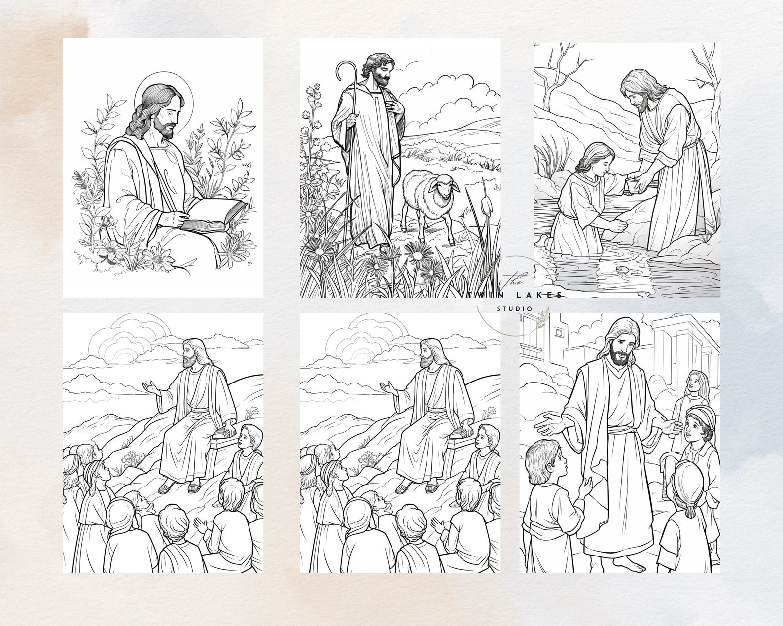47 Holy Bible Coloring Pages for Kids Printable Religious Coloring ...