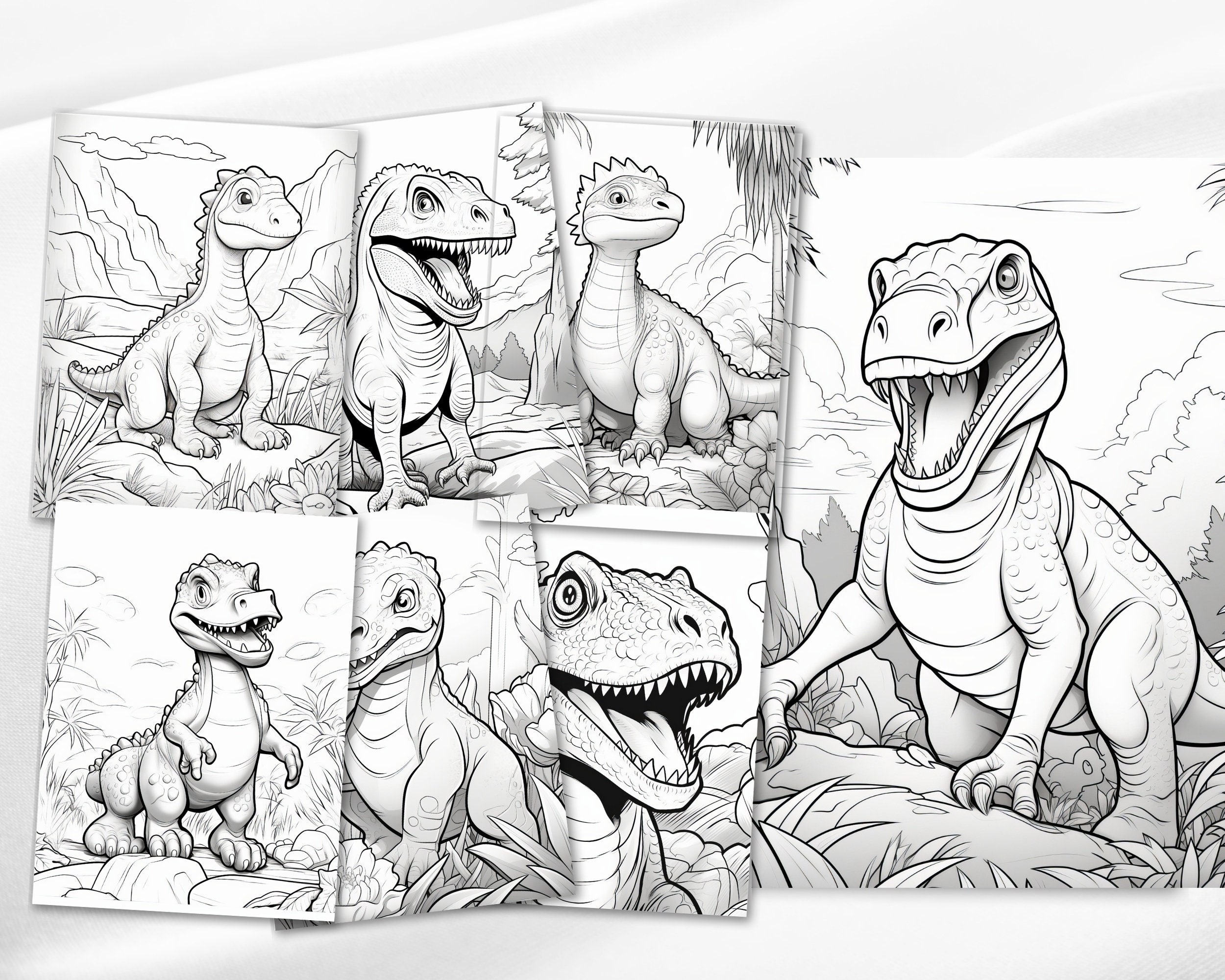 20 Dinosaurs Coloring Pages Printable Coloring Sheets Dinosaurs ...