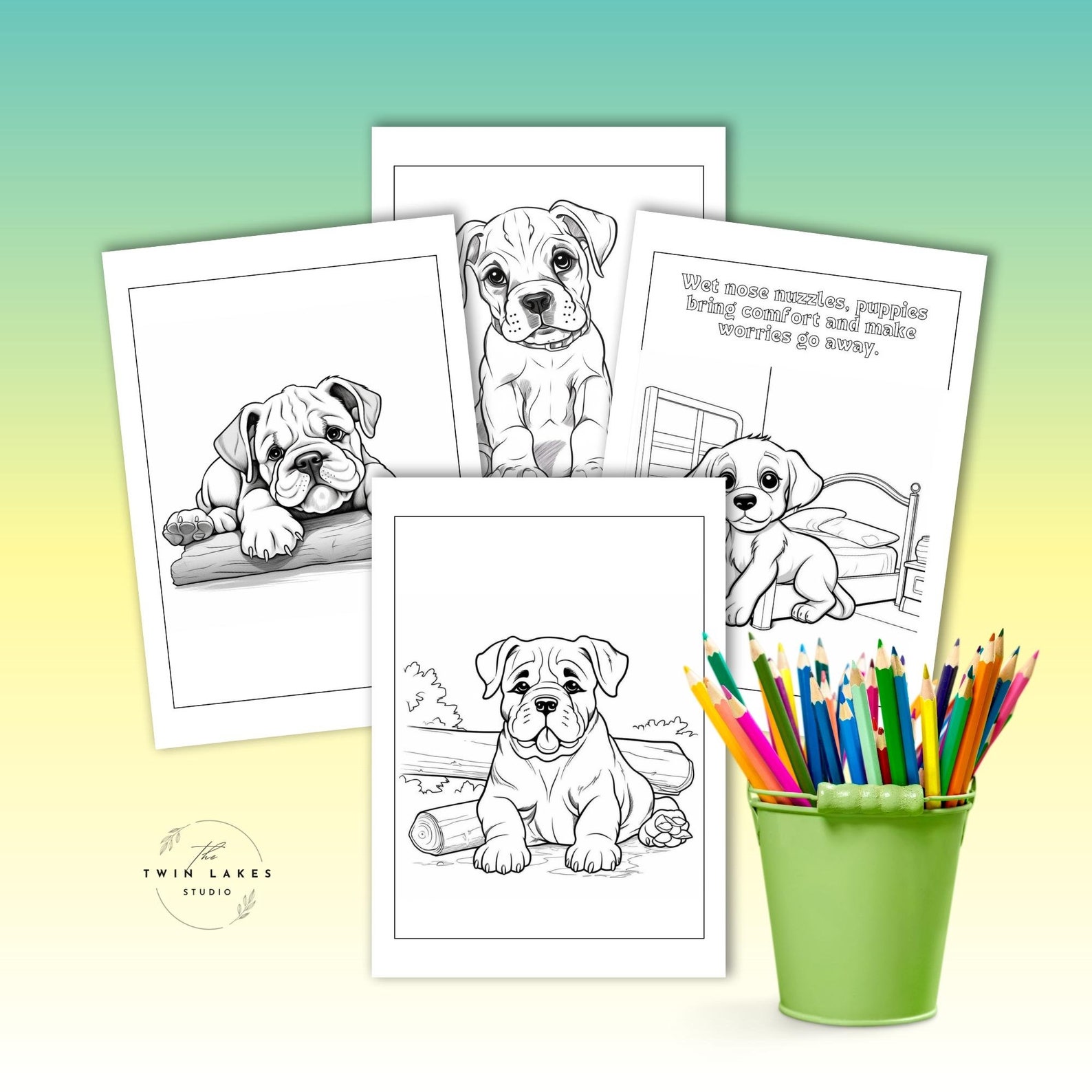 Kids Puppies Coloring Pages, Printable Puppies Coloring Sheets ...