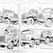 36 Construction Themed Coloring Pages for Kids Construction Trucks ...