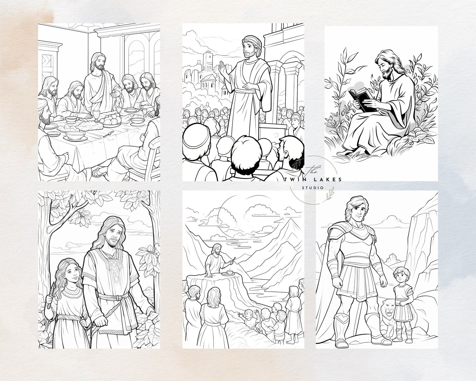 47 Holy Bible Coloring Pages for Kids Printable Religious Coloring ...