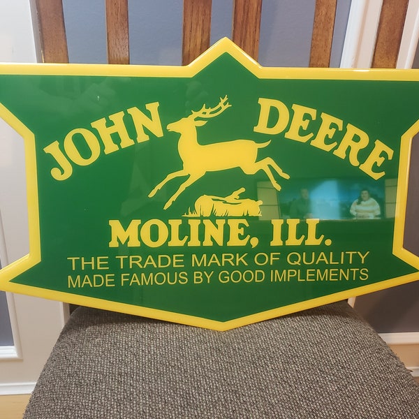 John Deere Sign Dxf - Etsy