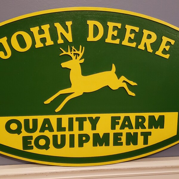 John Deere Sign Dxf - Etsy
