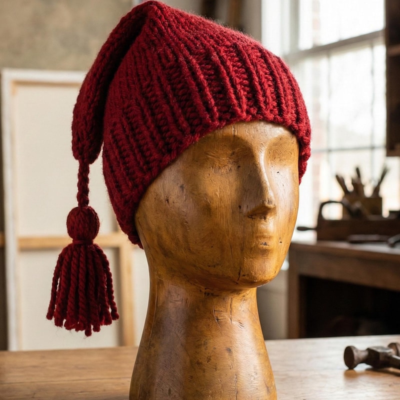 Red Chunky Knit Stocking - Etsy