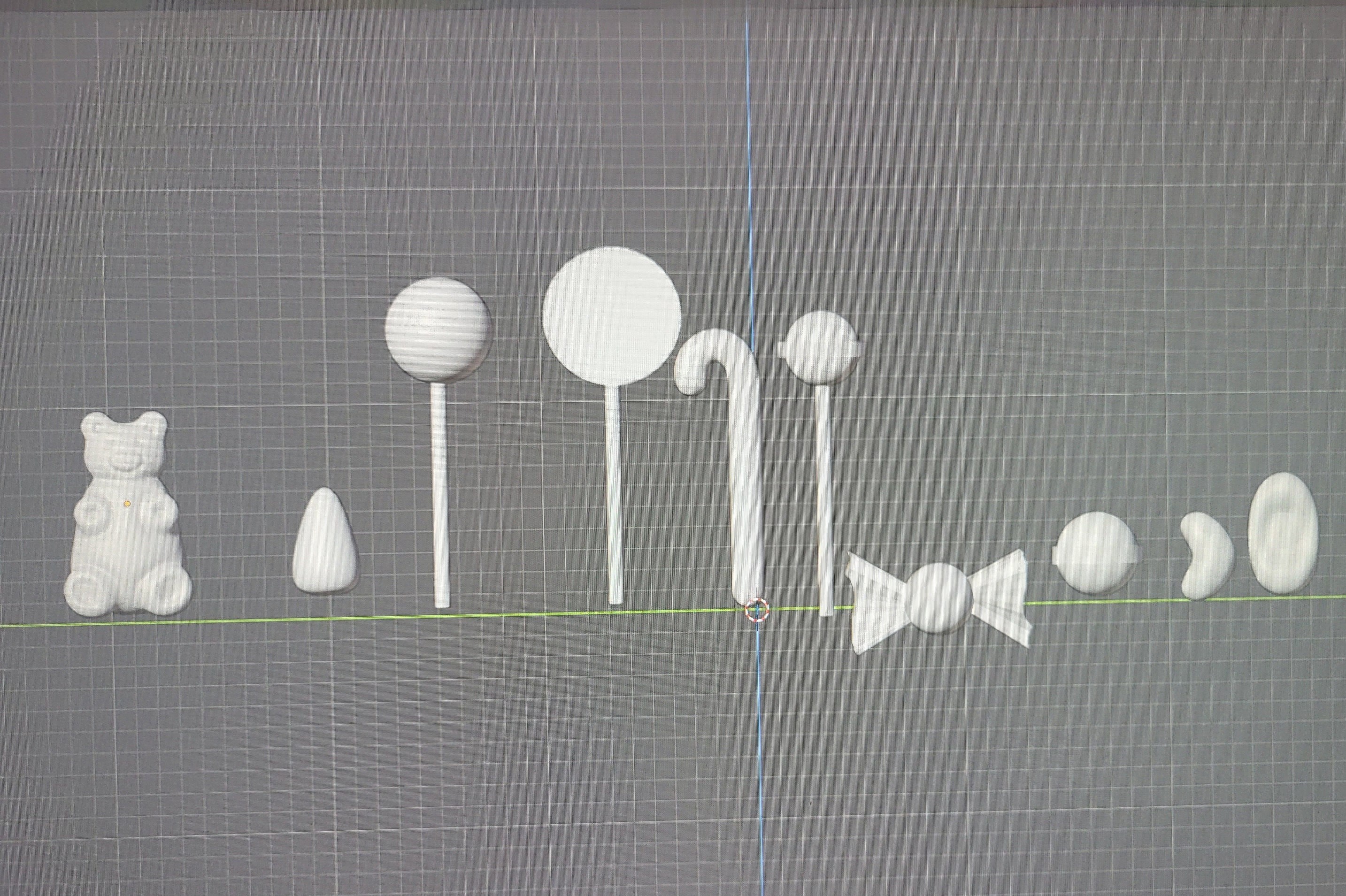 Candy 3d Model Pack of 10 for Cosplay/3d Printing Etc - Etsy