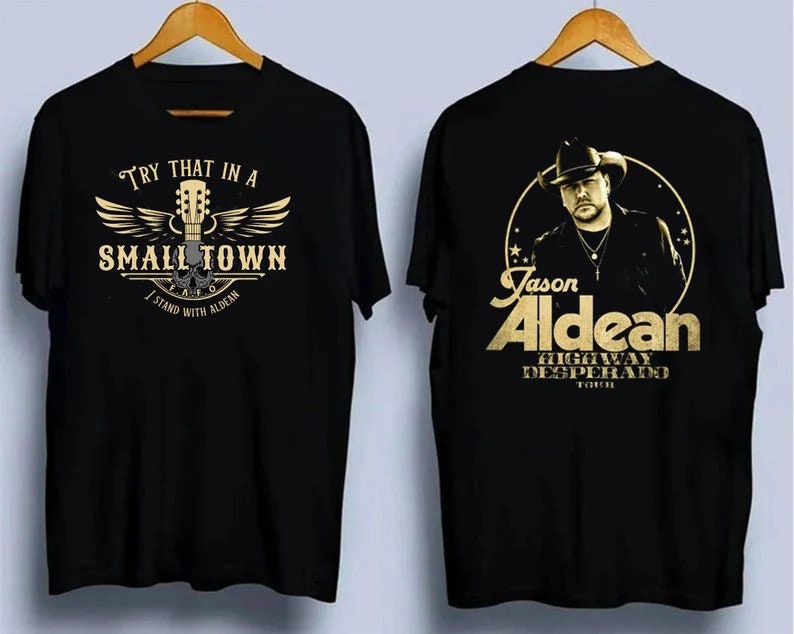 Retro Team Aldean Try That In A Small Town 2Side Shirt sold by Greg ...
