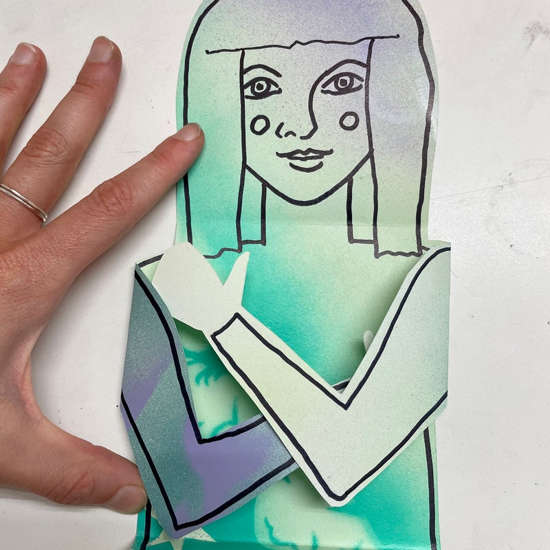 Paper Hug Card - Etsy