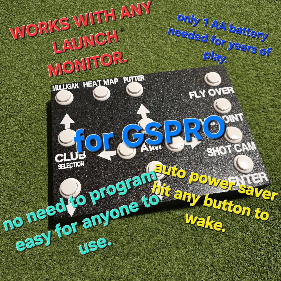 WIRELESS Golf Simulator Control Box, for GSPRO. - Etsy Australia