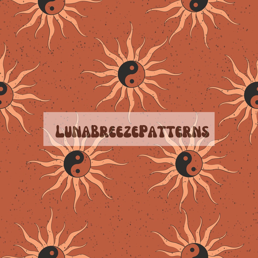 Mystical Suns Seamless Repeating Pattern - Etsy