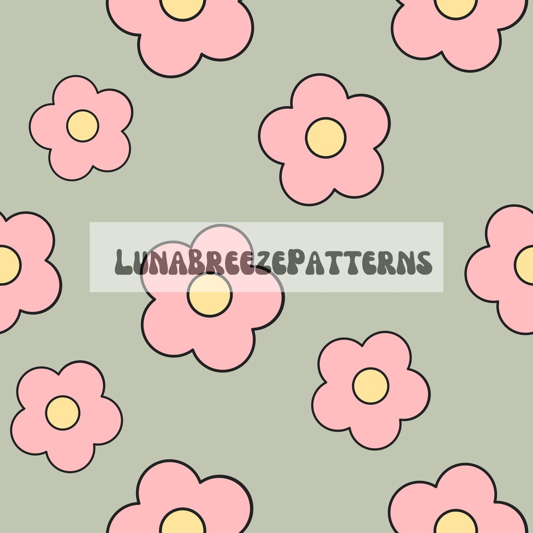 Summer Floral Seamless Repeating Pattern - Etsy