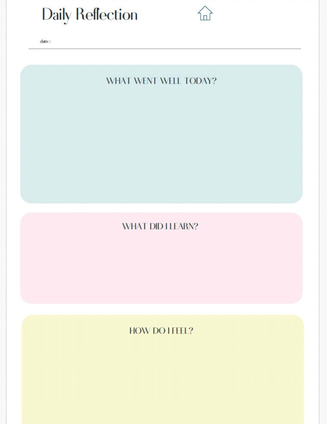 Weekly/daily Planner Printable. Full Month of Printables, Undated, 31 ...