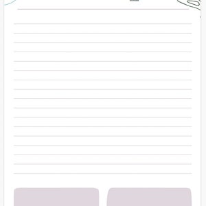 Weekly/daily Planner Printable. Full Month of Printables, Undated, 31 ...