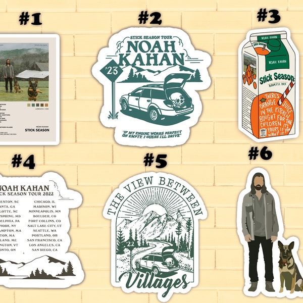 Stick Season Stickers - Etsy