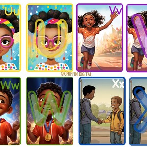 Classroom Decor Watercolor Alphabet Printable Cards for Preschool Abc ...