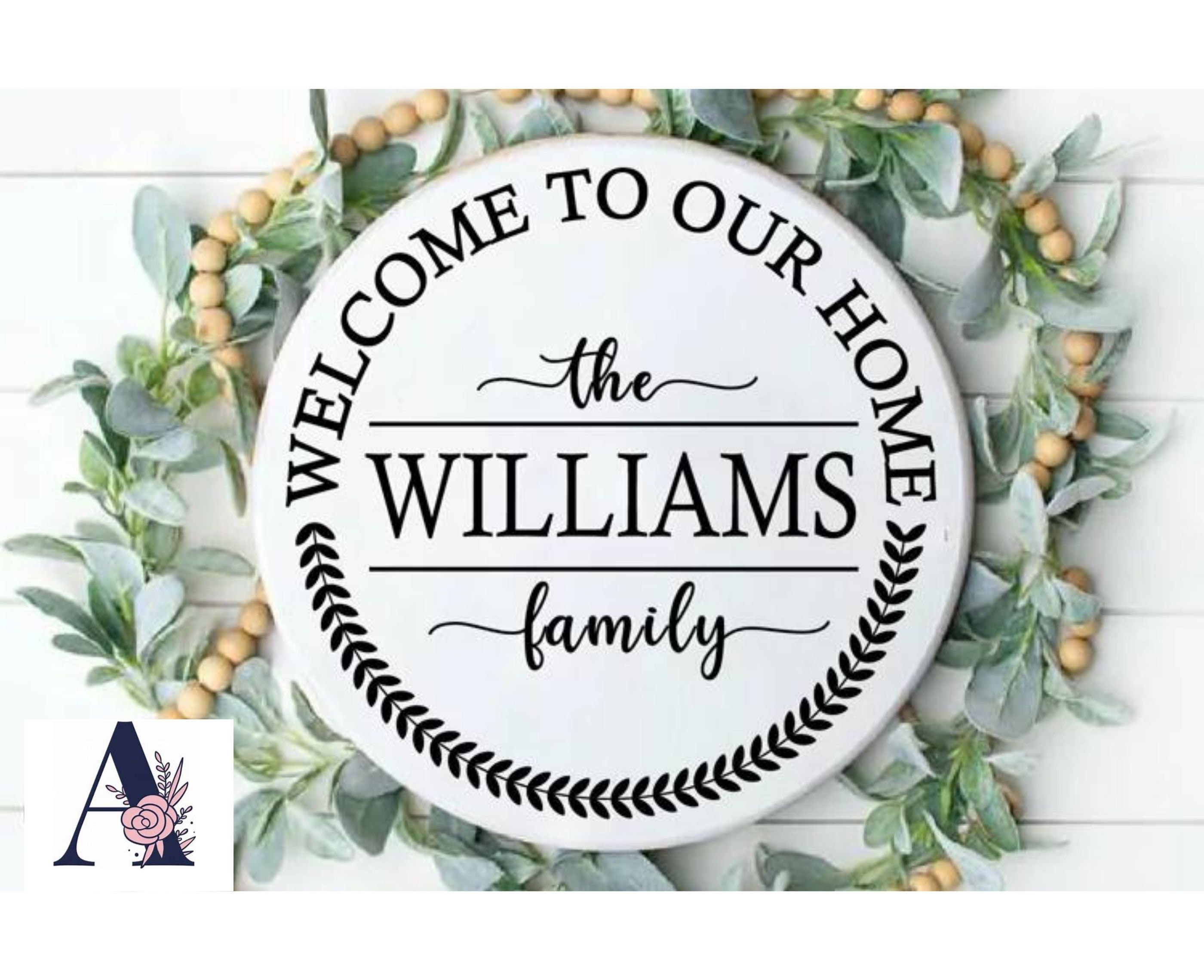 Welcome to Our Home Family SVG JPG PNG Digital Download Welcome to Our ...
