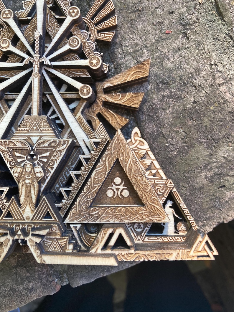 Legend of Zelda Master Sword Triforce Mural - Etsy