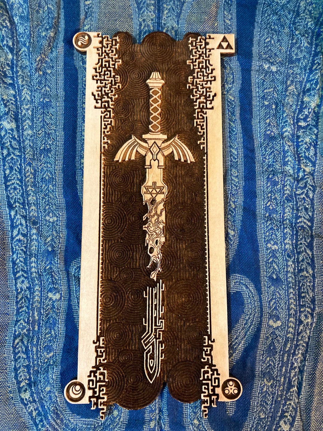 Legend of Zelda Master Sword (wood Engraving) - Etsy