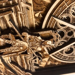 Bloodborne Wood Engraving: Lady Maria on the Astral Shore - Etsy