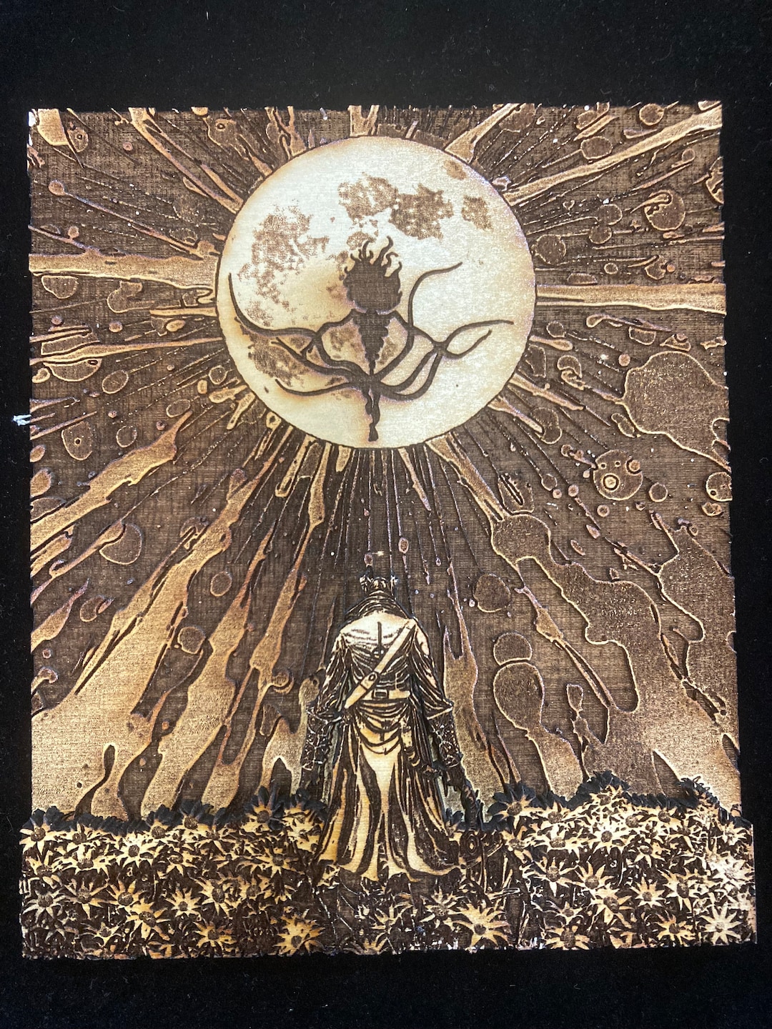 Bloodborne Wood Engraving: the Moon Presence - Etsy