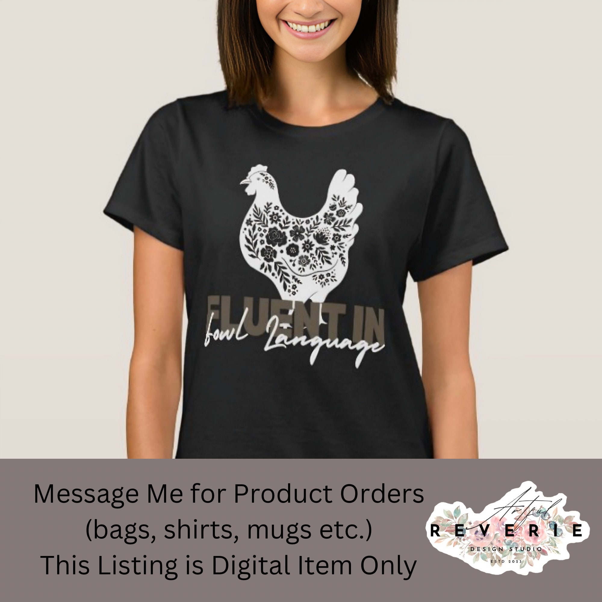 Four Chicken Fluent in Fowl Language PNG Panels - Etsy