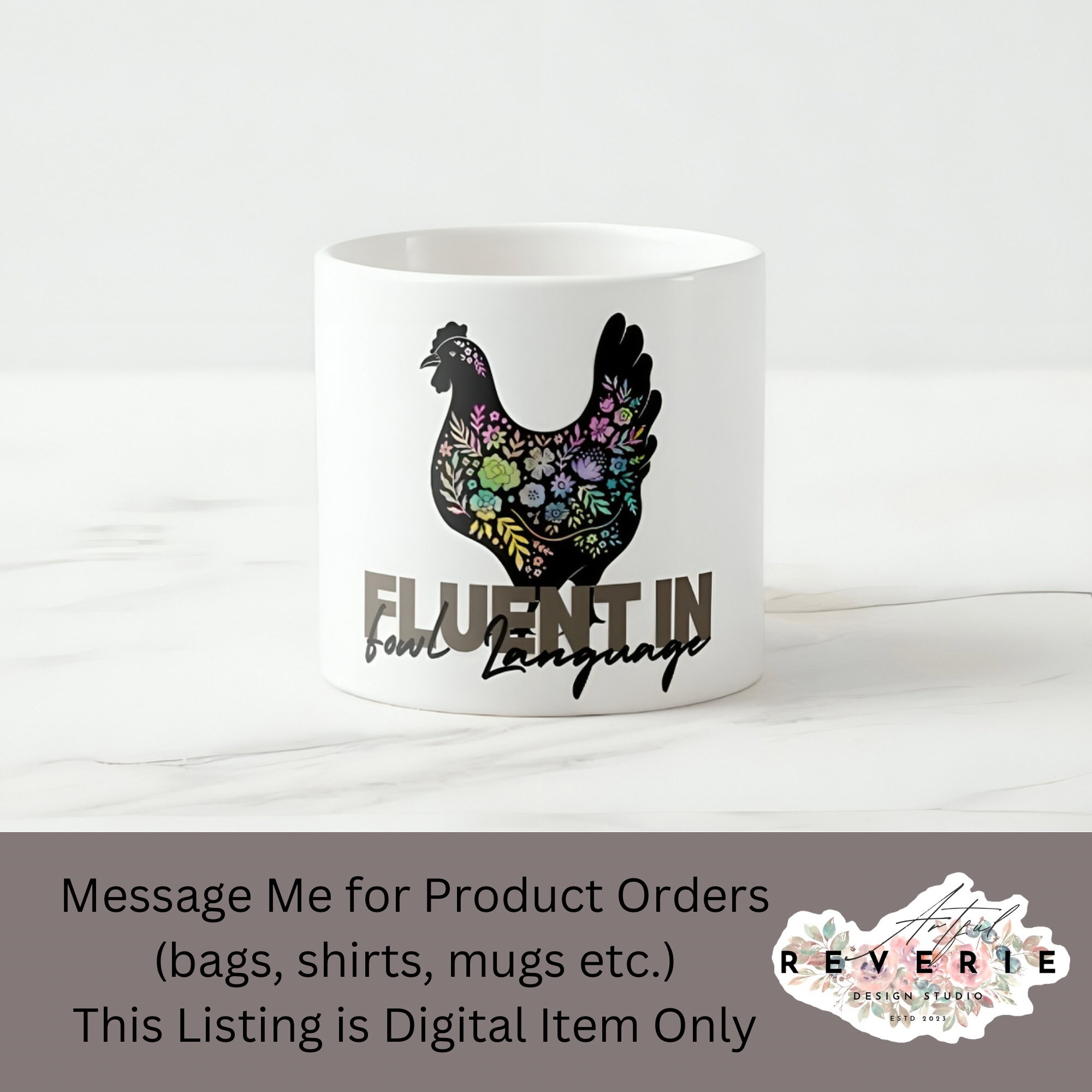 Four Chicken Fluent in Fowl Language PNG Panels - Etsy