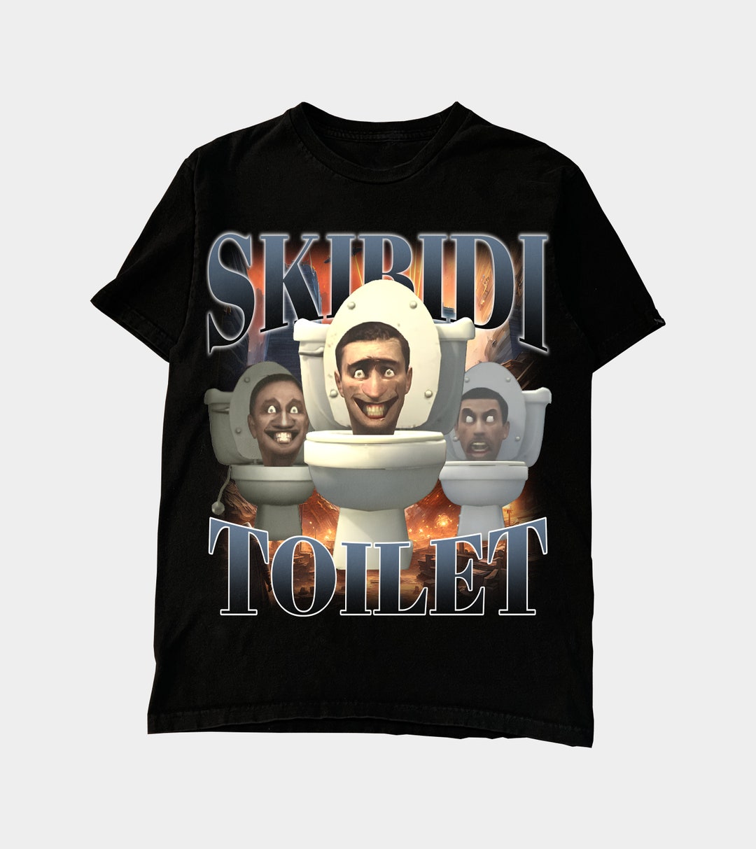 Skibidi Toilet Sigma Ohio Gyatt Tee T-shirt Shirt Tees T-shirts Shirts ...