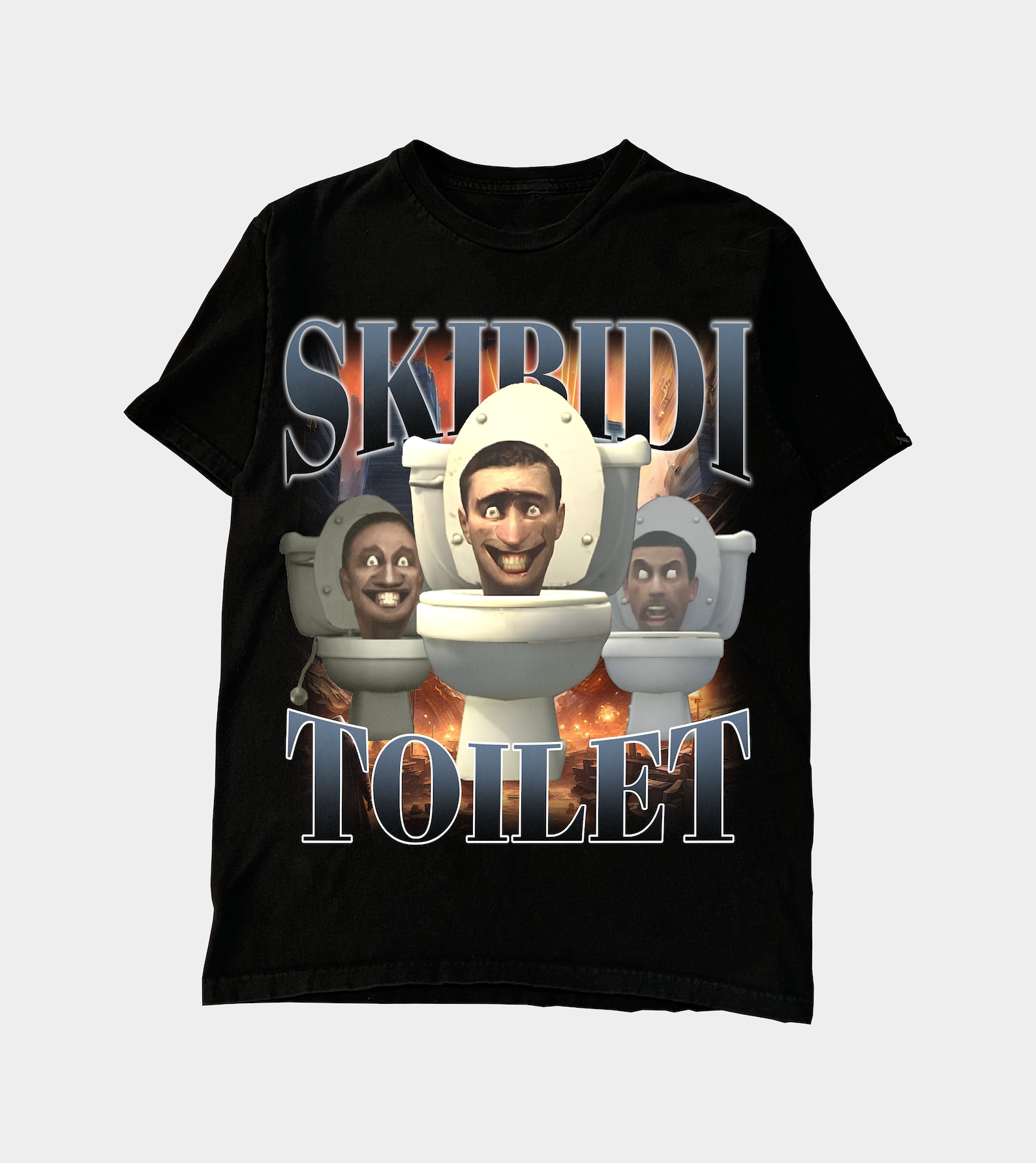 Skibidi Toilet Sigma Ohio Gyatt Tee T-shirt Shirt Tees T-shirts Shirts ...